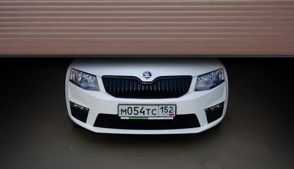 теперь и у меня… бампер RS — Skoda Octavia A7 Mk3, 1,2 л, 2013 года ...