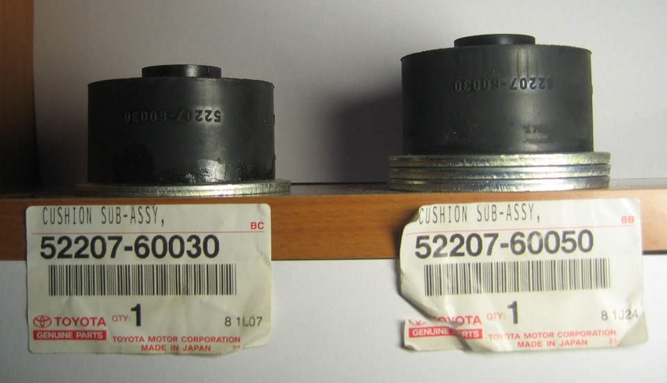 Замена подушек кузова — Toyota Land Cruiser Prado 70-series, 3 л, 1991 ...