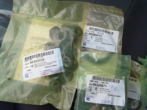 96353035 Уплотнительное кольцо, стержень клапана GM | Запчасти на DRIVE2