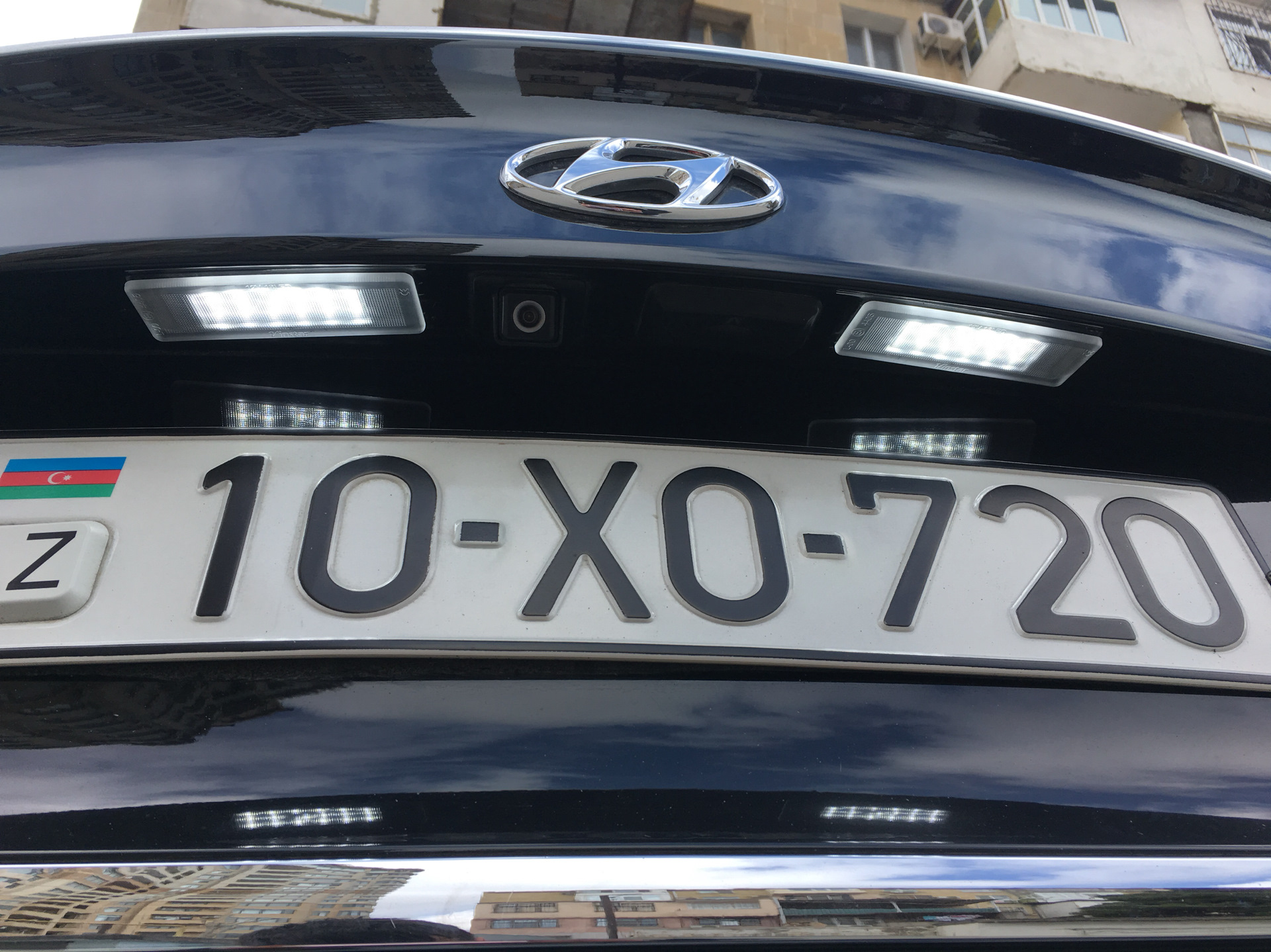 Всем любителям LED под номерной знак — Hyundai i40, 2 л, 2012 года ...