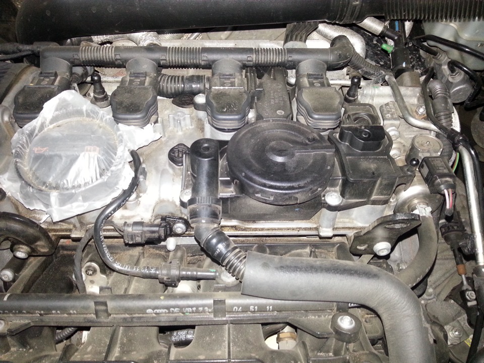 86 000 км — мониторинг масляного запотевания клапанной крышки после ...