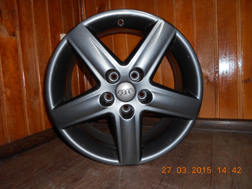 Забрал с покраски диски на лето. — Audi A6 (C4), 2,8 л, 1995 года ...