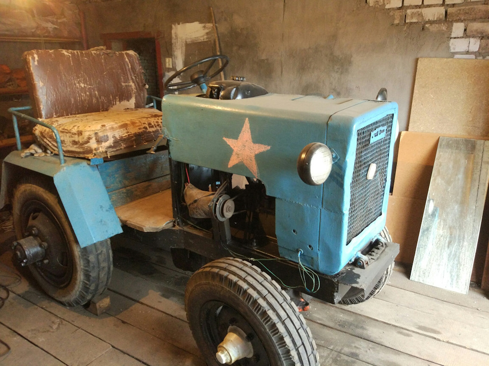 Самодельные трактора, машины. — Трактор, 0,6 л, 1994 года | просто так ...