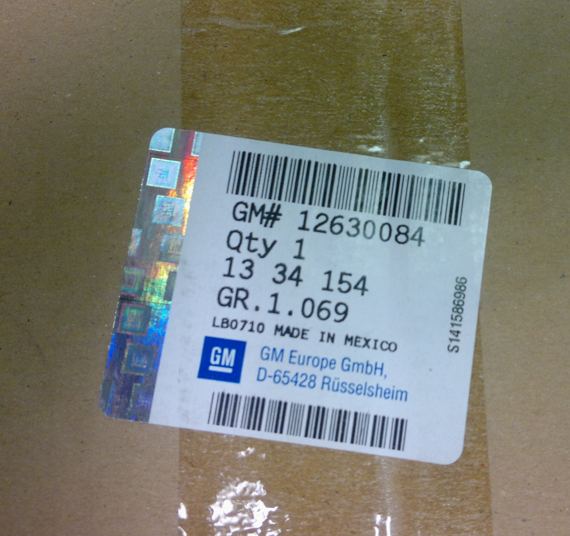 1334154 Насос водяной / Antara, Astra-H, Insignia Chevrolet Captiva ...