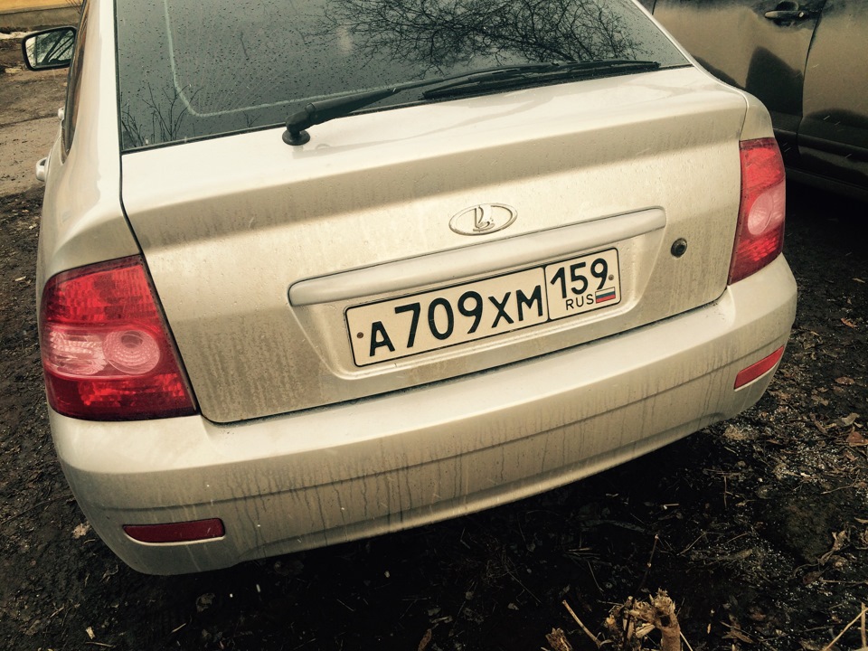 Дополняем внешний вид (сабля в цвет) — Lada Приора хэтчбек, 1,6 л, 2012 ...