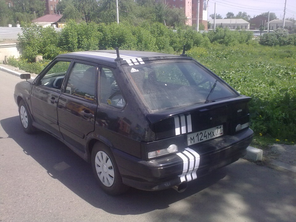 adidas style))) продолжение… — Lada 2114, 1,6 л, 2012 года | стайлинг ...