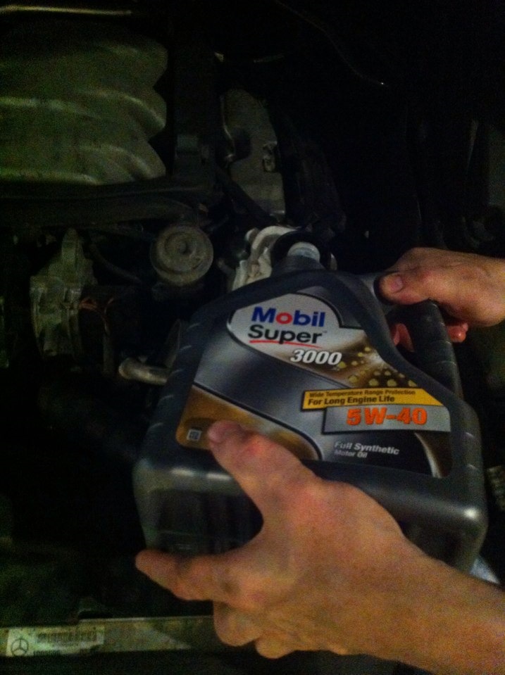 Замена масла. — Mercedes-Benz M-Class (W163), 3,7 л, 2003 года ...