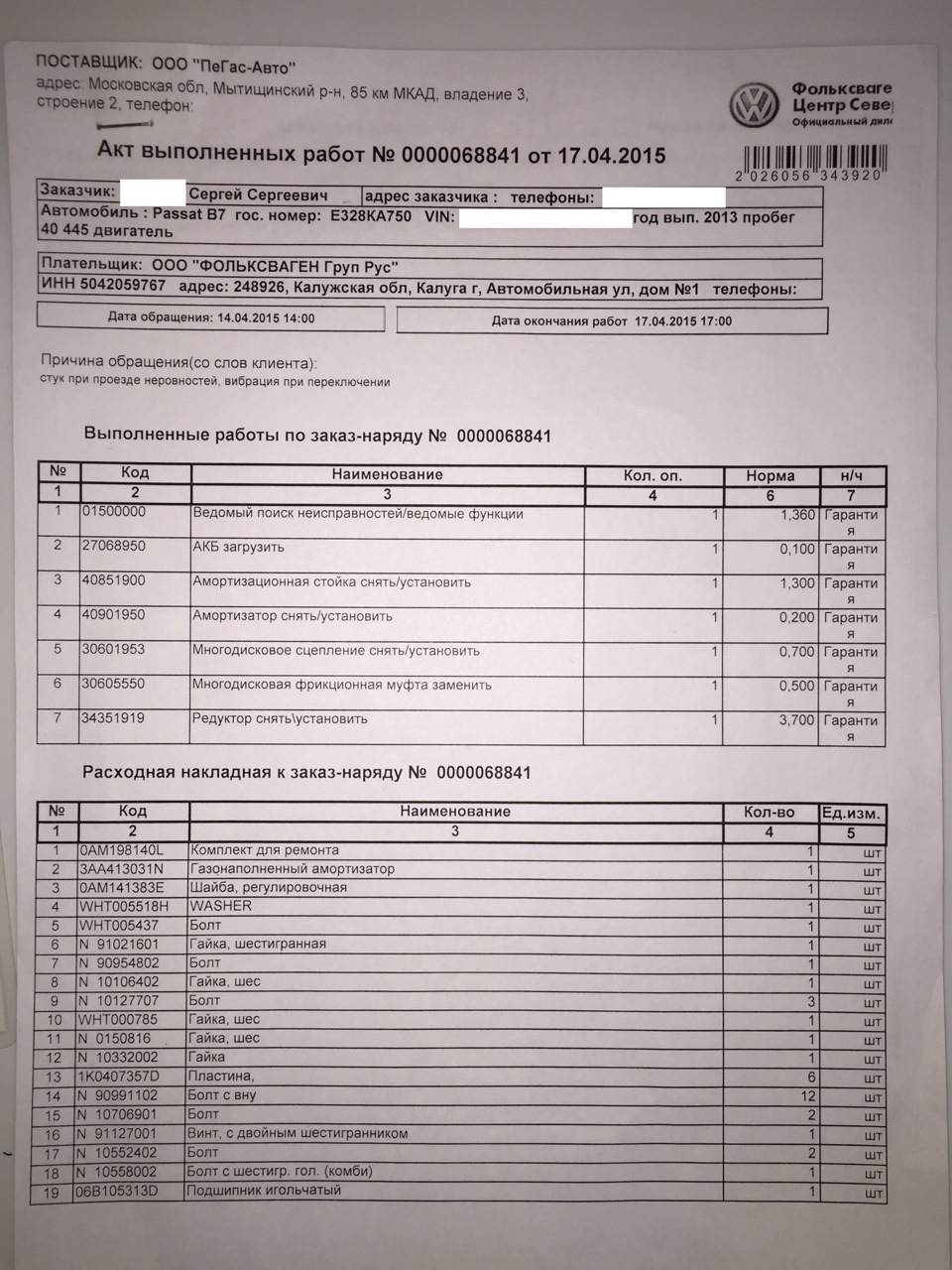 WHT000785 ГАЙКА М12*1,5/MUTTER VAG | Запчасти на DRIVE2