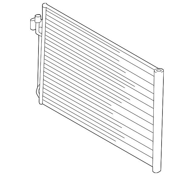 64536972553 Конденсатор кондиционера с осушителем BMW | Запчасти на DRIVE2