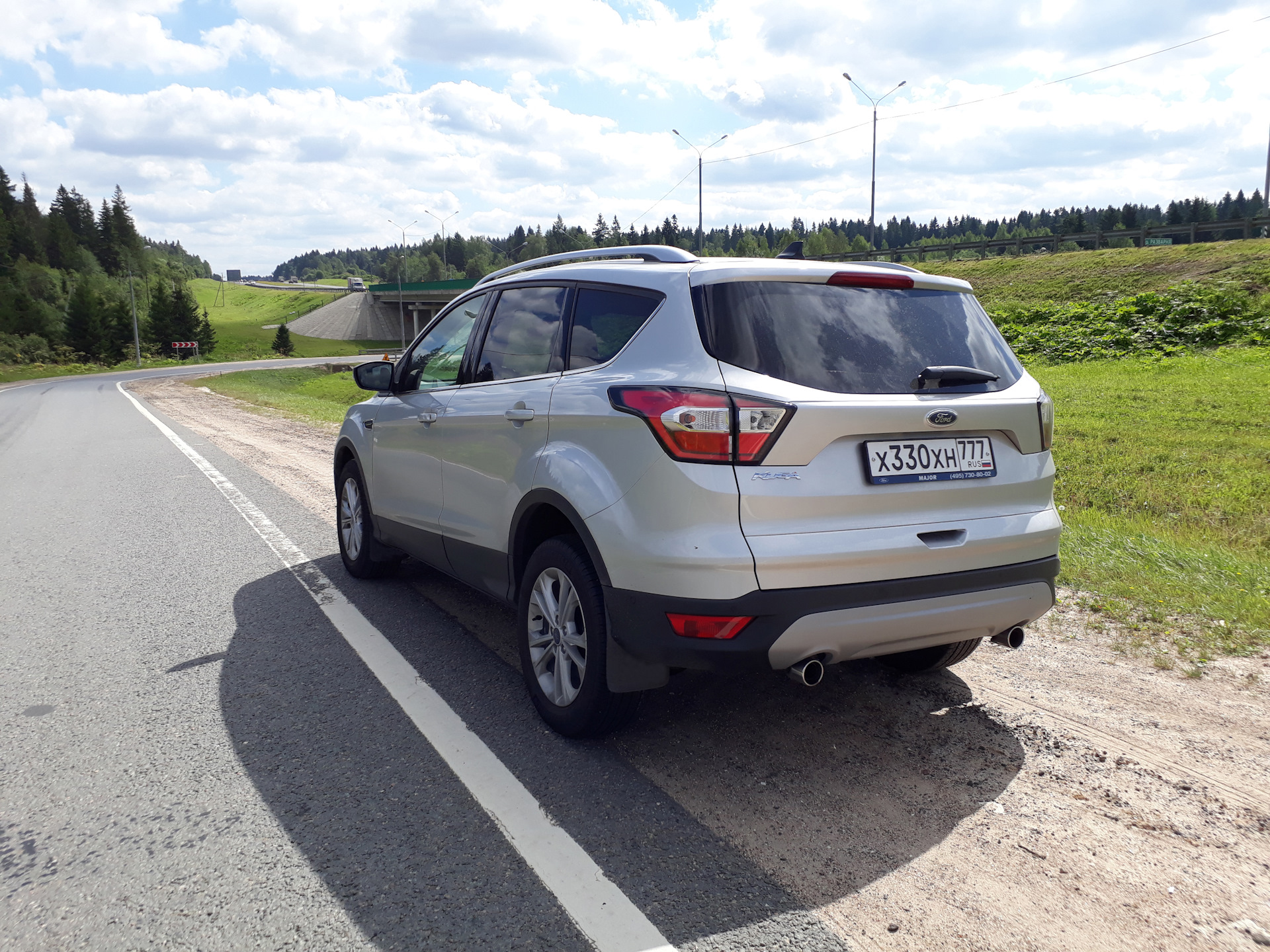 Первые тысячи — Ford Kuga (2G), 2,5 л, 2017 года | обкатка | DRIVE2