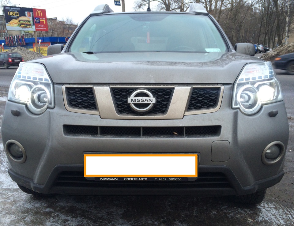 Светодиодные лампы CL6 H11 в ближний свет X-trail T31 — cool-led.ru на DRIVE2