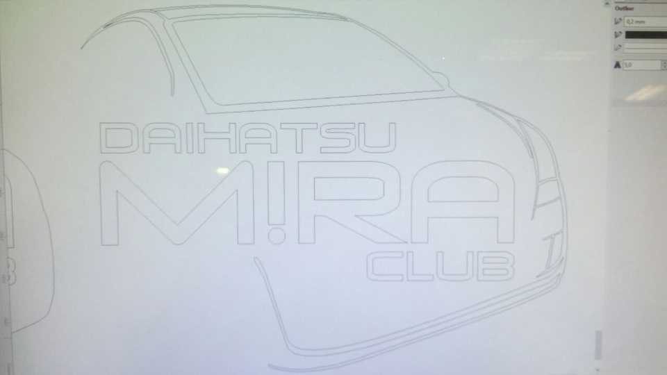 №53 — Мы наконец-то обзавелись наклейками ! — Daihatsu Mira (L275, L285), 0,7 л, 2010 года ...