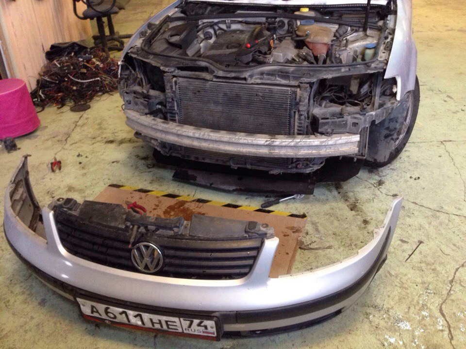Противотуманные фары — Volkswagen Passat B5, 1,8 л, 1998 года | тюнинг ...