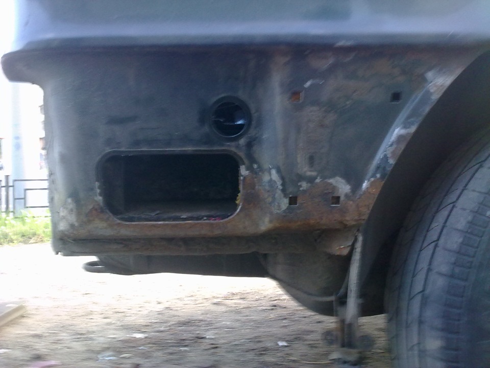 Подготовка задних арок к зиме и к дольней шей покраски — Audi 80 (B4 ...