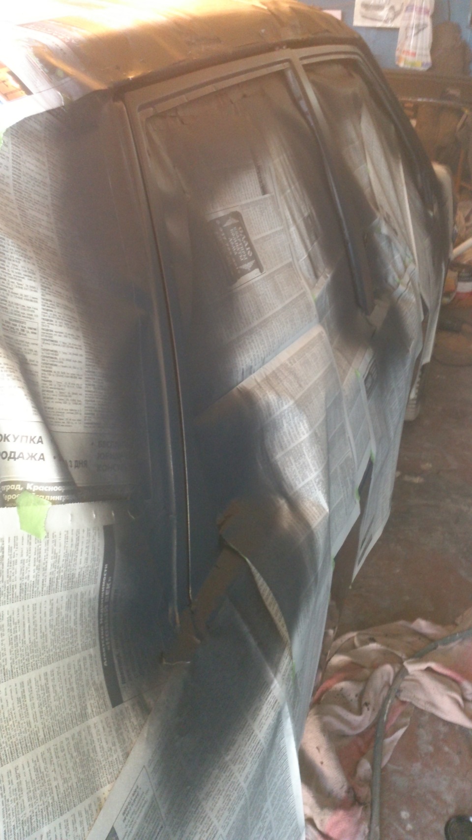 покрасил рамки дверей и еще так по мелочи — Lada 21099, 1,5 л, 1996 ...