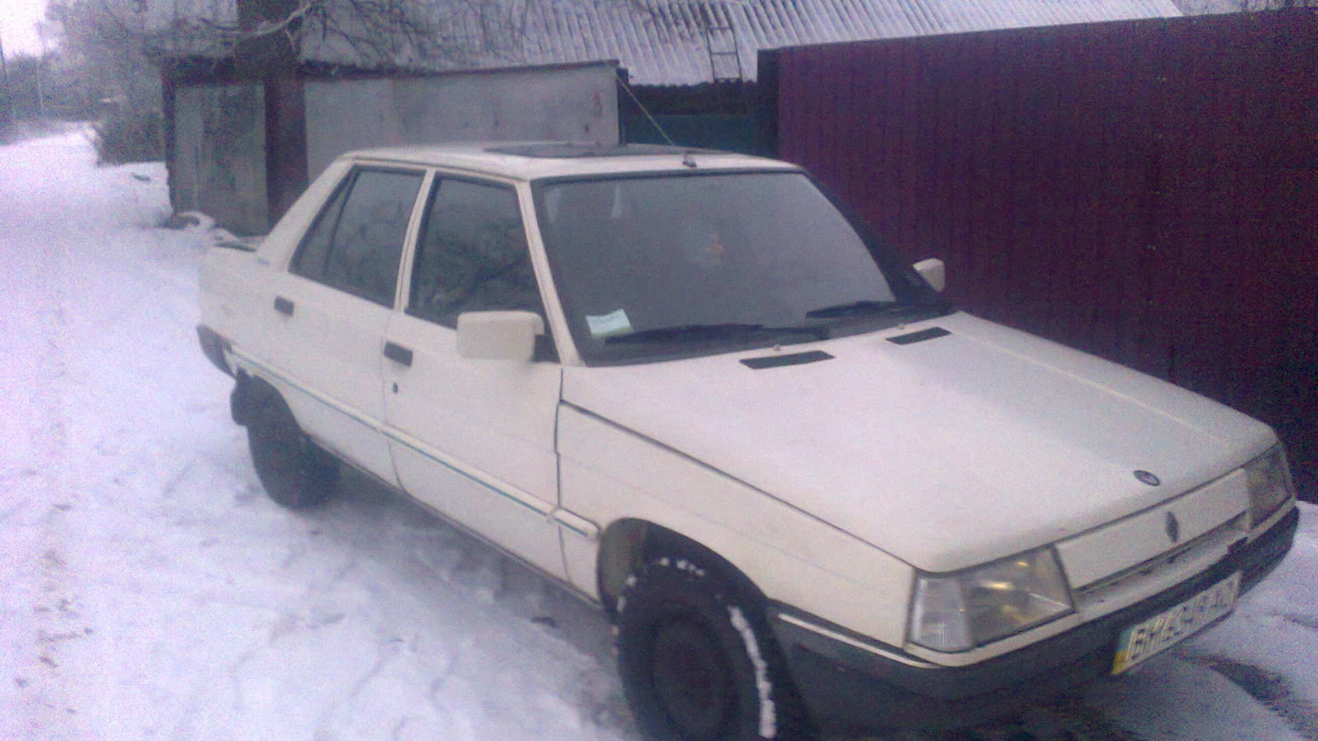 Renault 9 1.7 бензиновый 1987 | Белая 1.7 бензин на DRIVE2