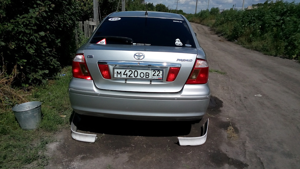 Продам задние накладки (клыки) Аллион\Премио — DRIVE2