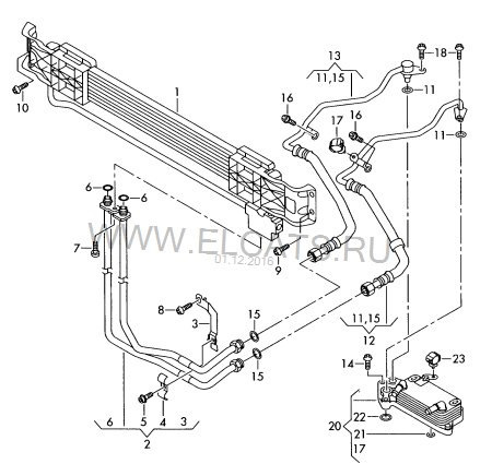 3C0317819C Смазочная линия, напорная VAG | Запчасти на DRIVE2