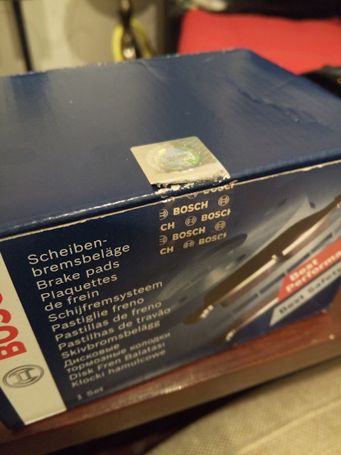 0986424795 Тормозные колодки дисковые (перед.) BOSCH | Запчасти на DRIVE2