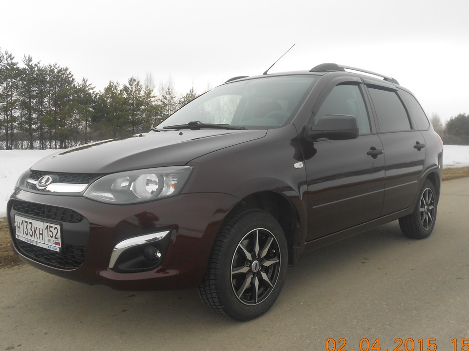 Немного фото! — Lada Калина Универсал (2G), 1,6 л, 2014 года | колёсные ...