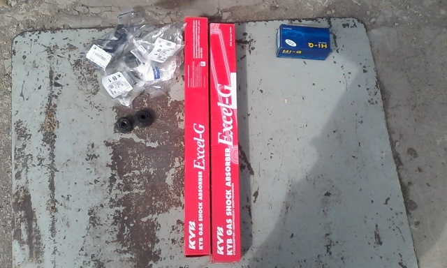 Замена задних амортизаторов. — Hyundai Getz, 1,4 л, 2005 года ...