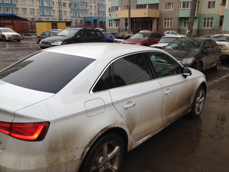 28. Тонировка, наконец-то — Audi A3 Sedan (8V), 1,4 л, 2013 года ...