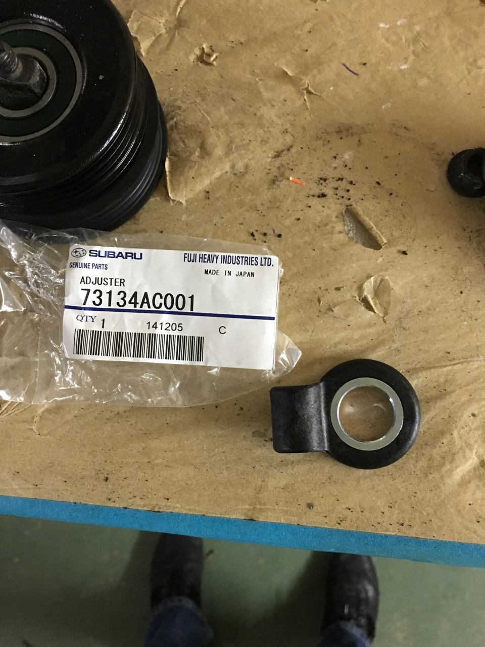 подшипник-подсвистник ) — Subaru Legacy (BL/BP), 2 л, 2006 года ...