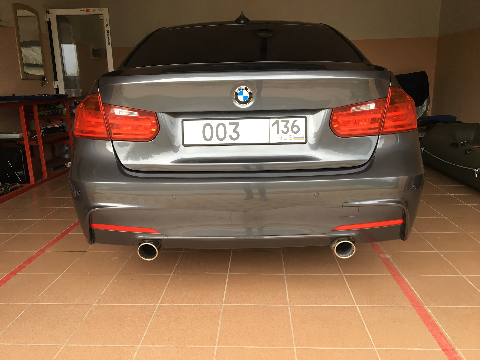 Раздвоение выхлопа для Bmw f30 Graue Maus — BMW 3 series (F30), 0,5 л ...