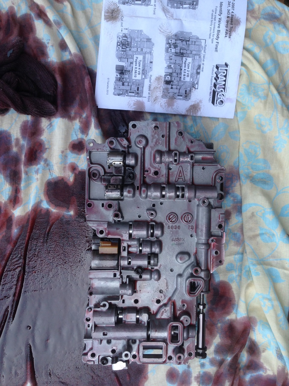 Transgo Shift Kit A341 A343 Toyota — Toyota Mark II (110), 2,5 л, 2001 ...