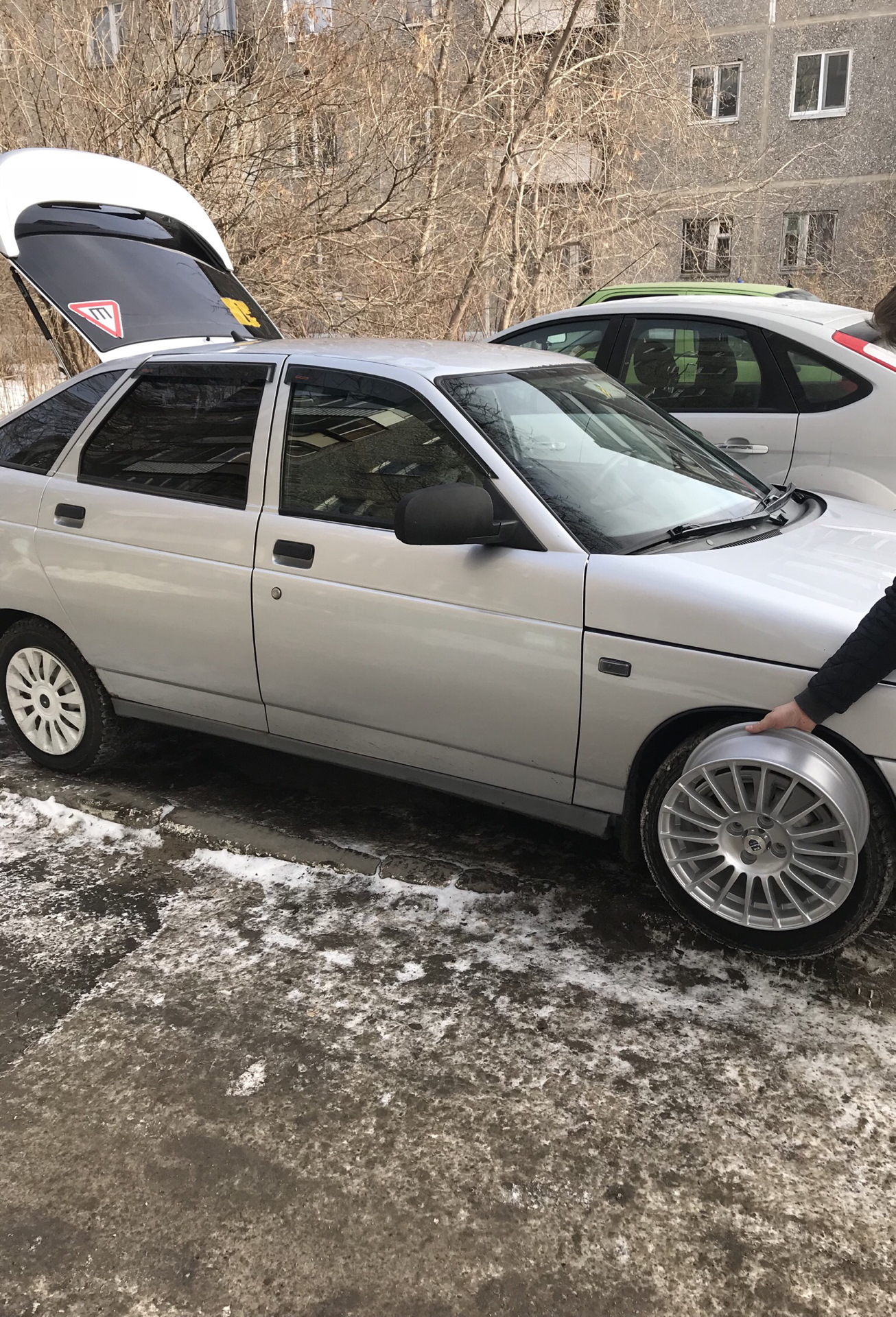 Тапки на лето — Lada 21124, 1,6 л, 2007 года | колёсные диски | DRIVE2