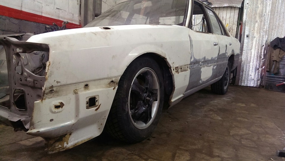 Подвеска s13\r32 в R30 задние стойки. общий вид. — Nissan Skyline (R30 ...