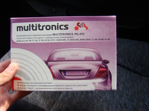 Парктроник Multitronics PU-4TC — DRIVE2