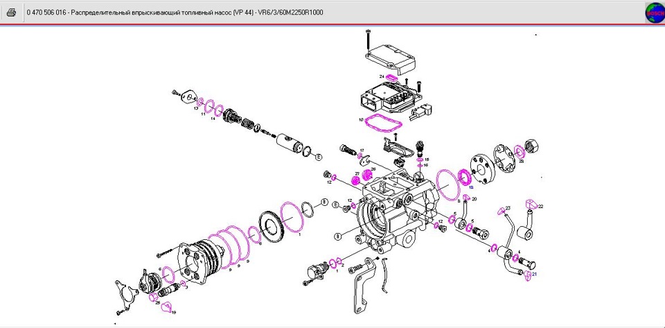 0470506016 Распределительный тнвд VAG | Запчасти на DRIVE2