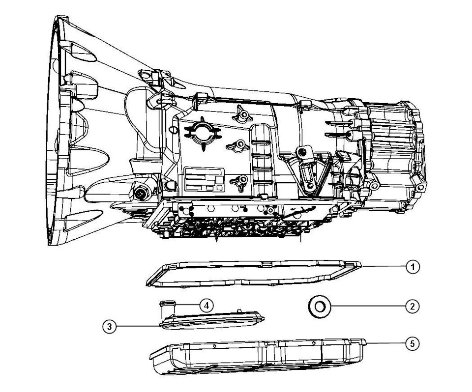 Замена масла в АКПП NAG1 & W5A580 она же 722.6. — Jeep Grand Cherokee ...