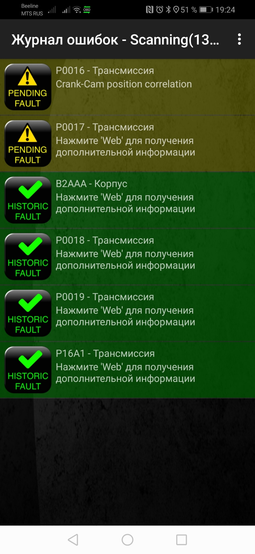 №18. Ошибки p0016, p0017, p0018, p0019 — Chevrolet TrailBlazer (2G), 3,6 л, 2013 года | поломка ...