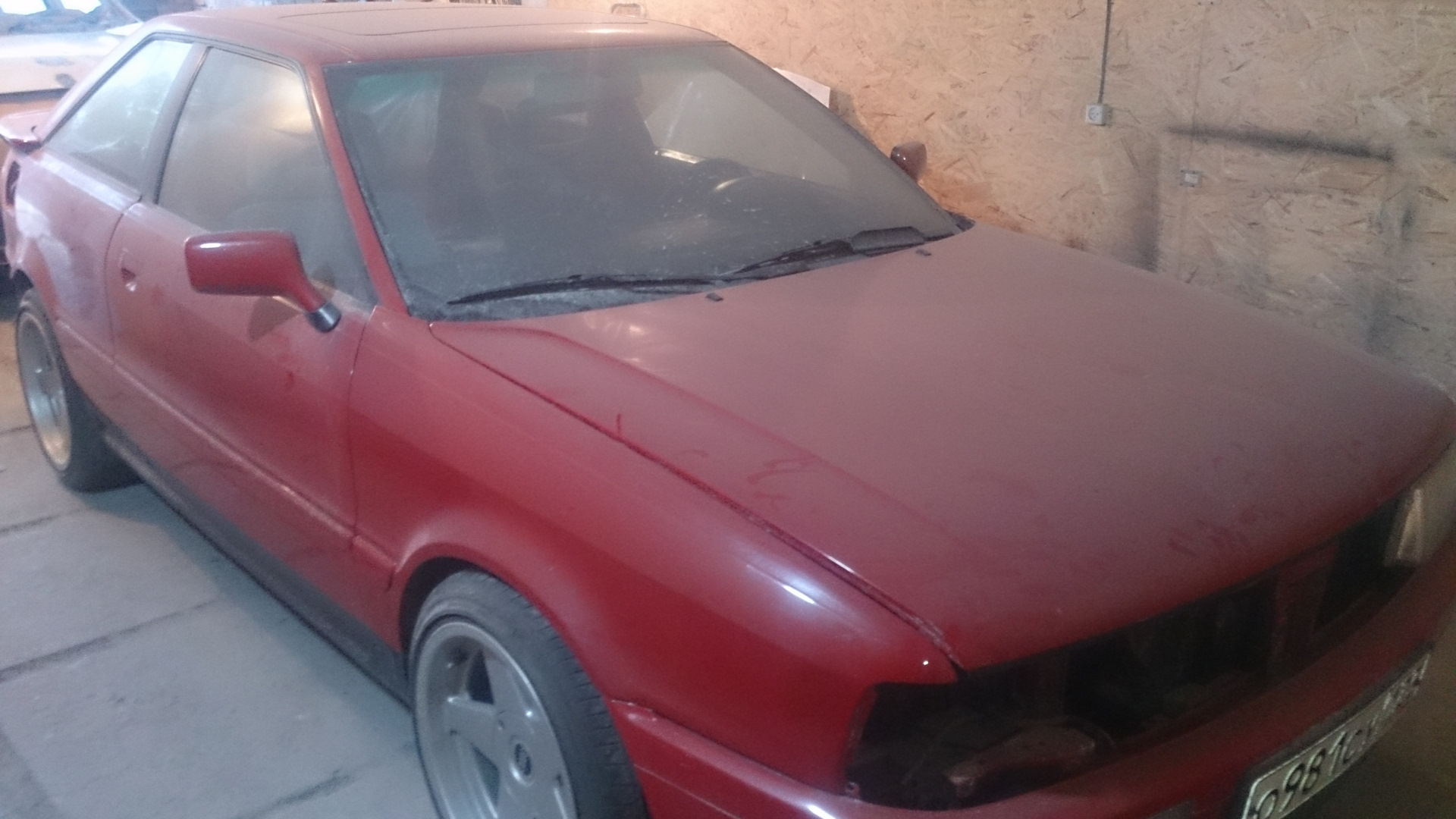 Состояние на сегодня. — Audi Coupe (89/8B), 2,3 л, 1989 года | кузовной ...