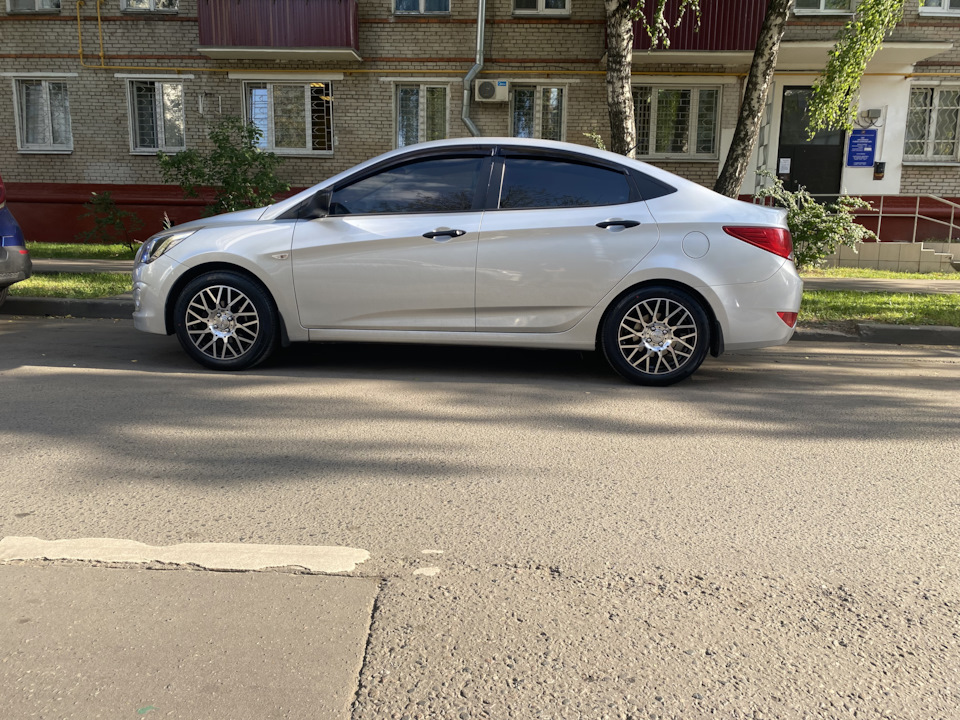 Установка новых R16 дисков с новой резиной — Hyundai Solaris (1G), 1,4 ...