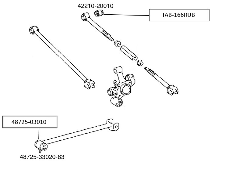 Задняя подвеска, ВВ-провода, топливная система и тд. — Toyota Avensis I ...