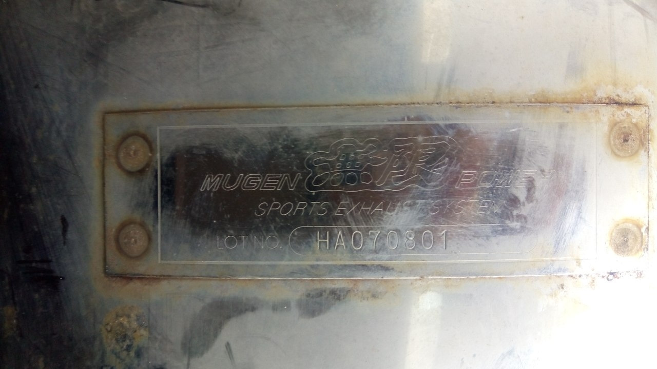 Выхлоп Mugen — Honda Airwave, 1,5 л, 2005 года | тюнинг | DRIVE2