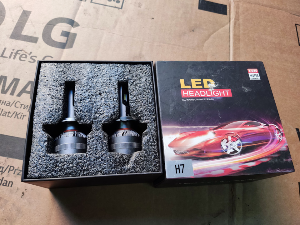 Новые лампы Led F5C 120 Вт H7. | 3 500 ₽ в городе Курск | DRIVE2