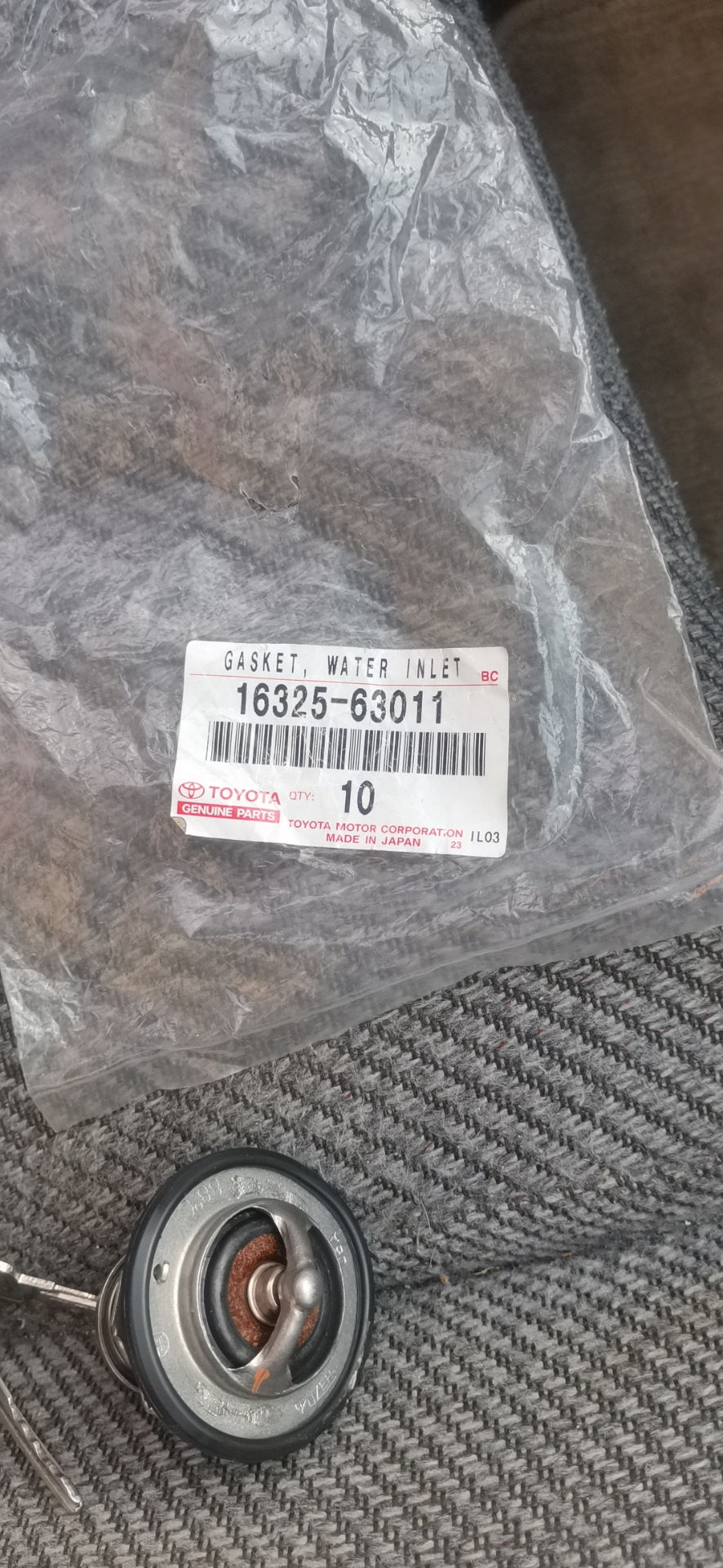 Замена термостата — Toyota Sprinter (90), 1,5 л, 1988 года | покупка ...