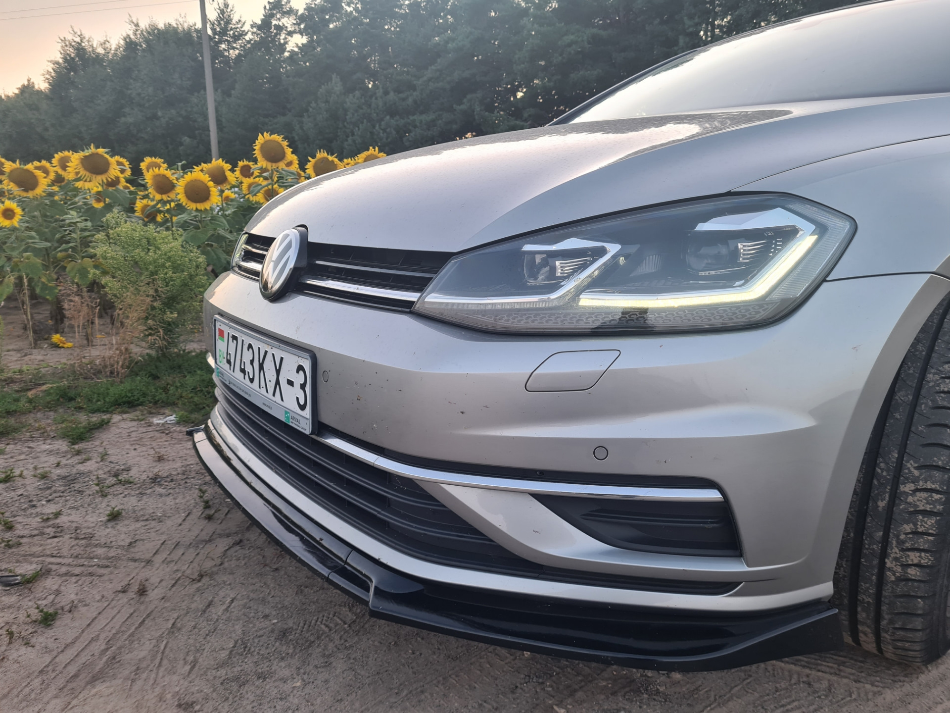 И Реснички и нет, но хочется — Volkswagen Golf Mk7, 1,6 л, 2019 года ...