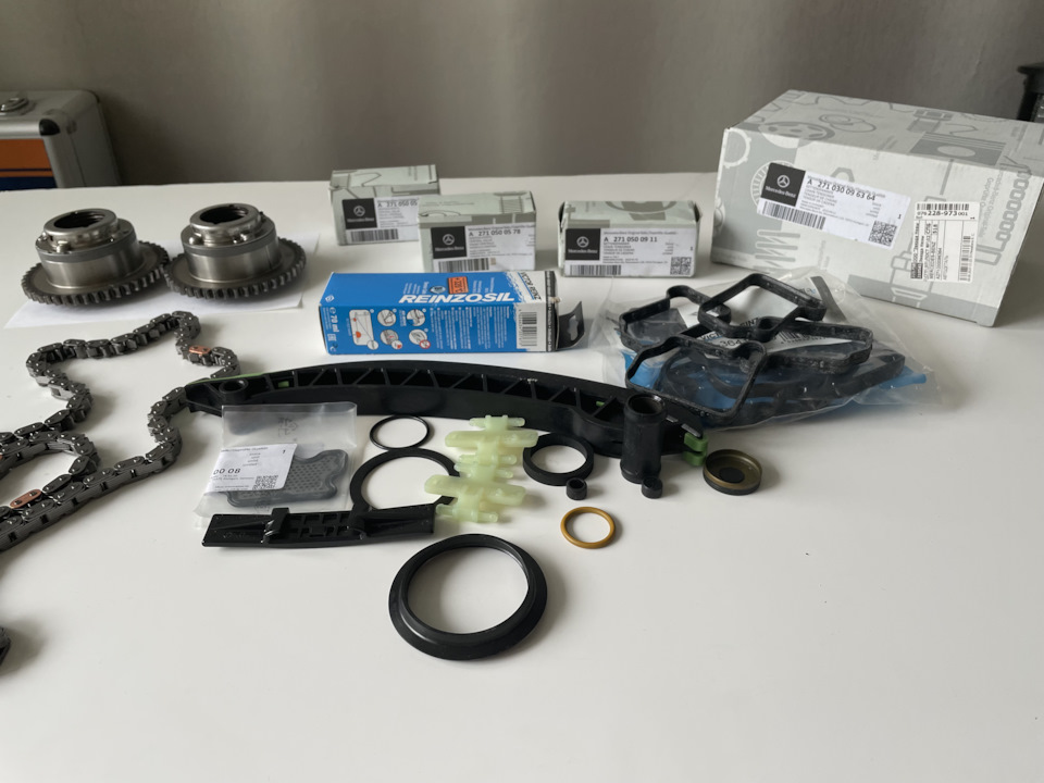 Это случилось…Замена ГРМ. — Mercedes-Benz C-Class (W204), 1,8 л, 2011 ...