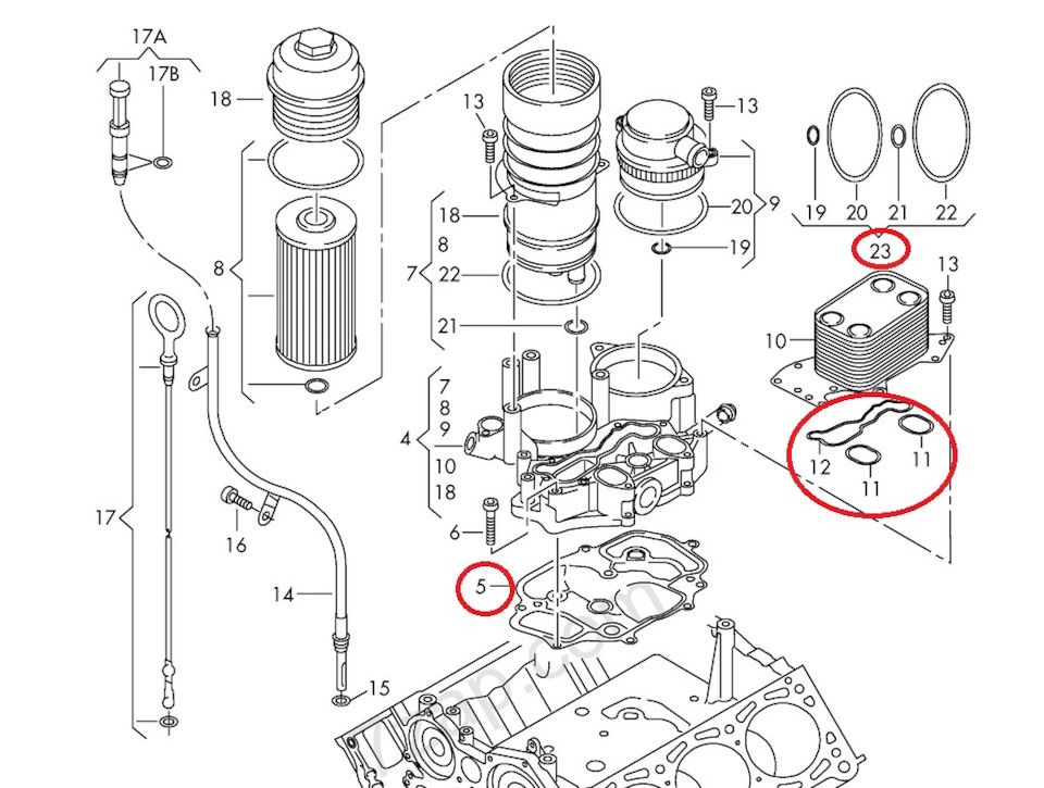 Замена прокладок в развале двигателя Audi A6 C6 2.7/3.0 TDI — Audi A6 ...