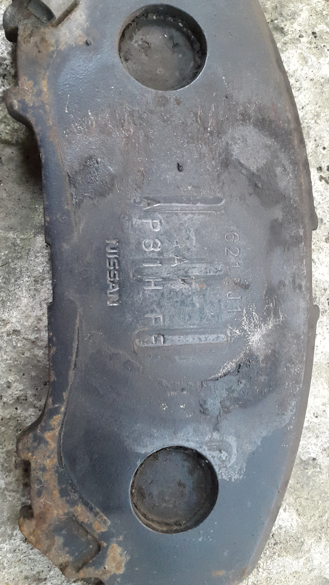 Заводские передние колодки J11 — Nissan Qashqai (2G), 1,6 л, 2016 года ...