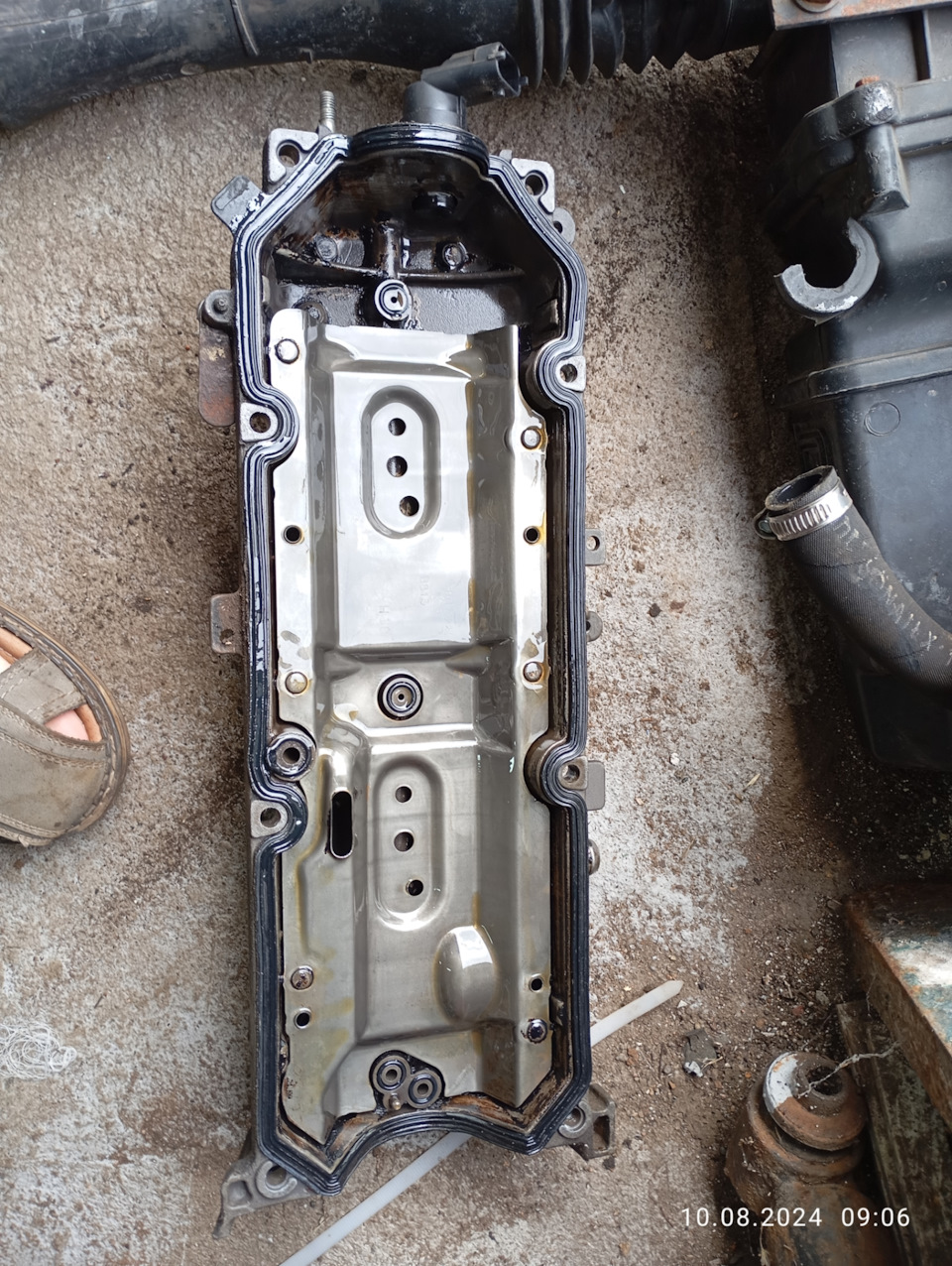 Замена ремня ГРМ snr KD458.54, ролик dayco. Измерение зазоров клапанов ...