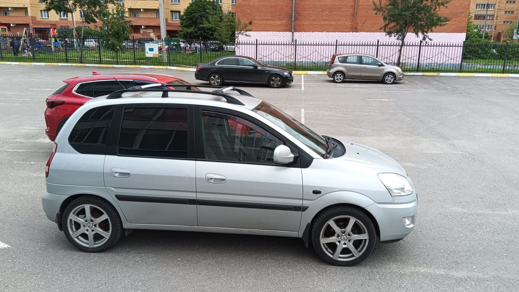 Аэродинамические дуги — Hyundai Matrix, 1,8 л, 2009 года | аксессуары ...