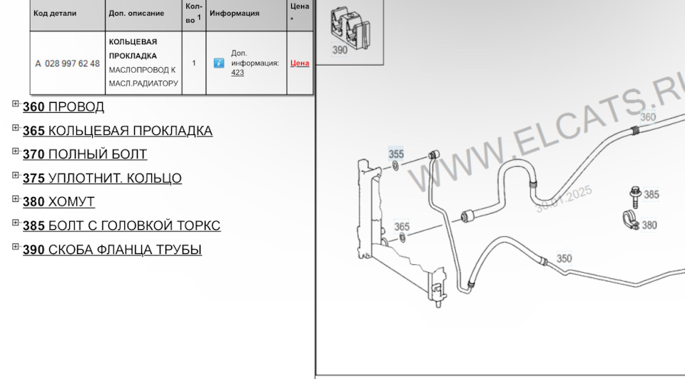Полезняшка. Артикул колец для трубок акпп 722.6 — Mercedes-Benz C-Class ...