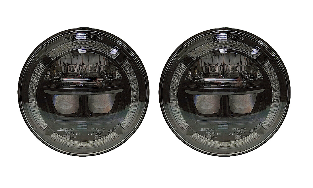 Светодиодные головные фары 7 дюймов с ДХО и габаритами — LR.RU на DRIVE2