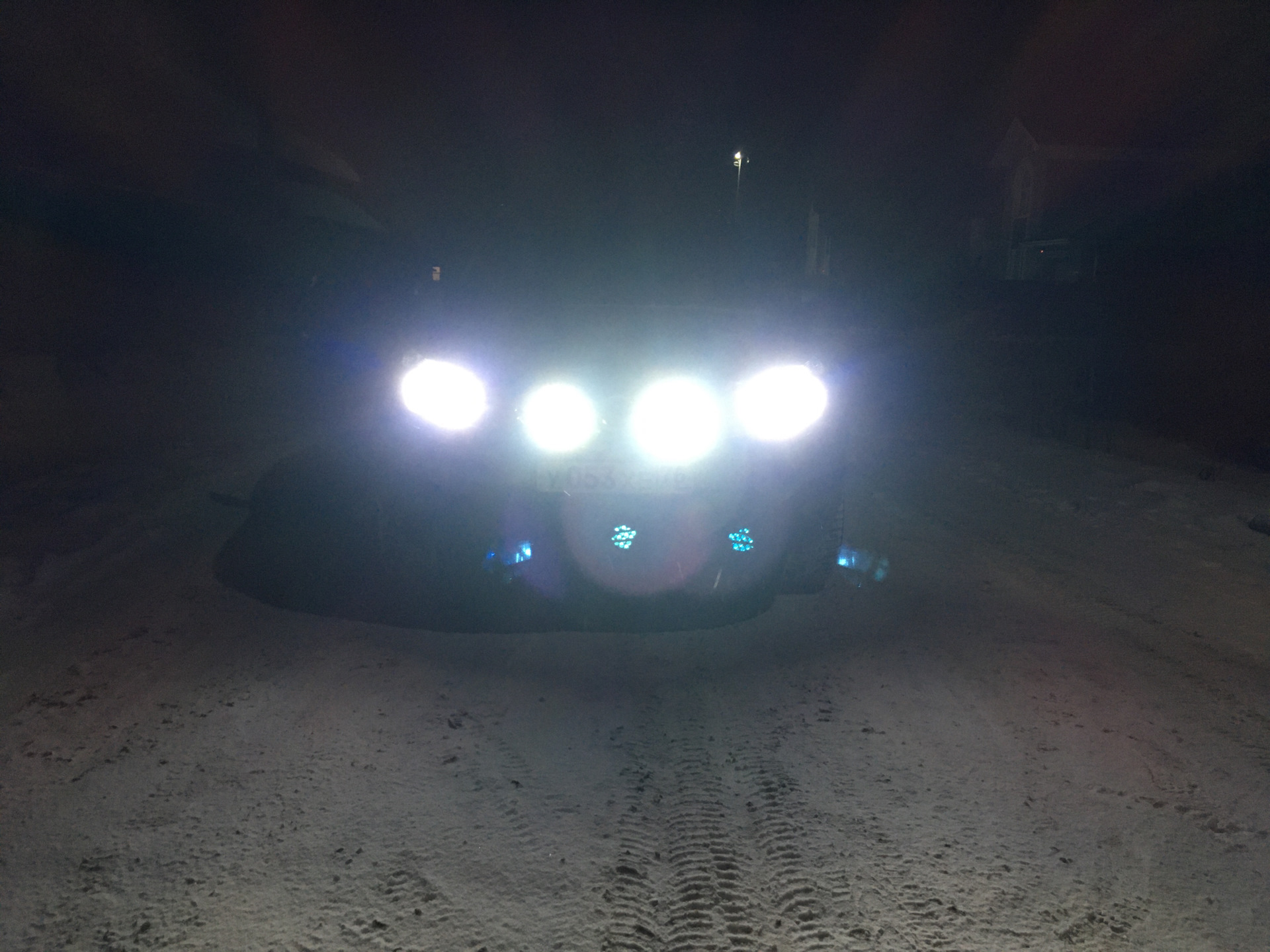 Led h7 в ближний и дальний — Nissan Qashqai (1G), 2 л., 2010 года ...